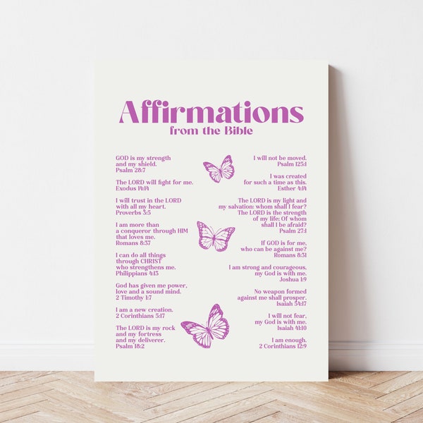 Bible Verse Poster - Etsy