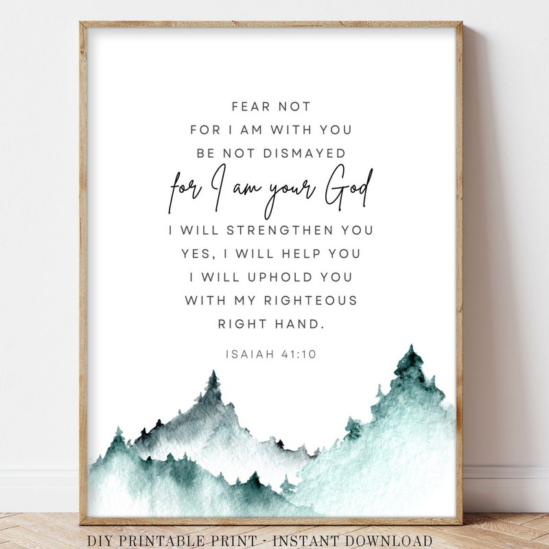 Isaiah 41 10 - Etsy