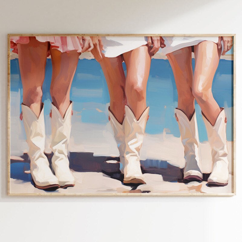 Vintage Cowgirl Poster - Etsy