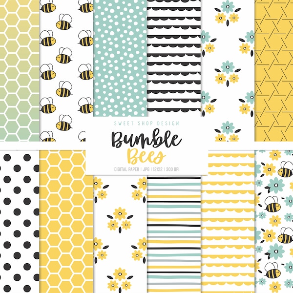 Bumble Bee Digital - Etsy