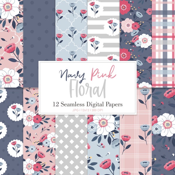 Floral Paper - Etsy