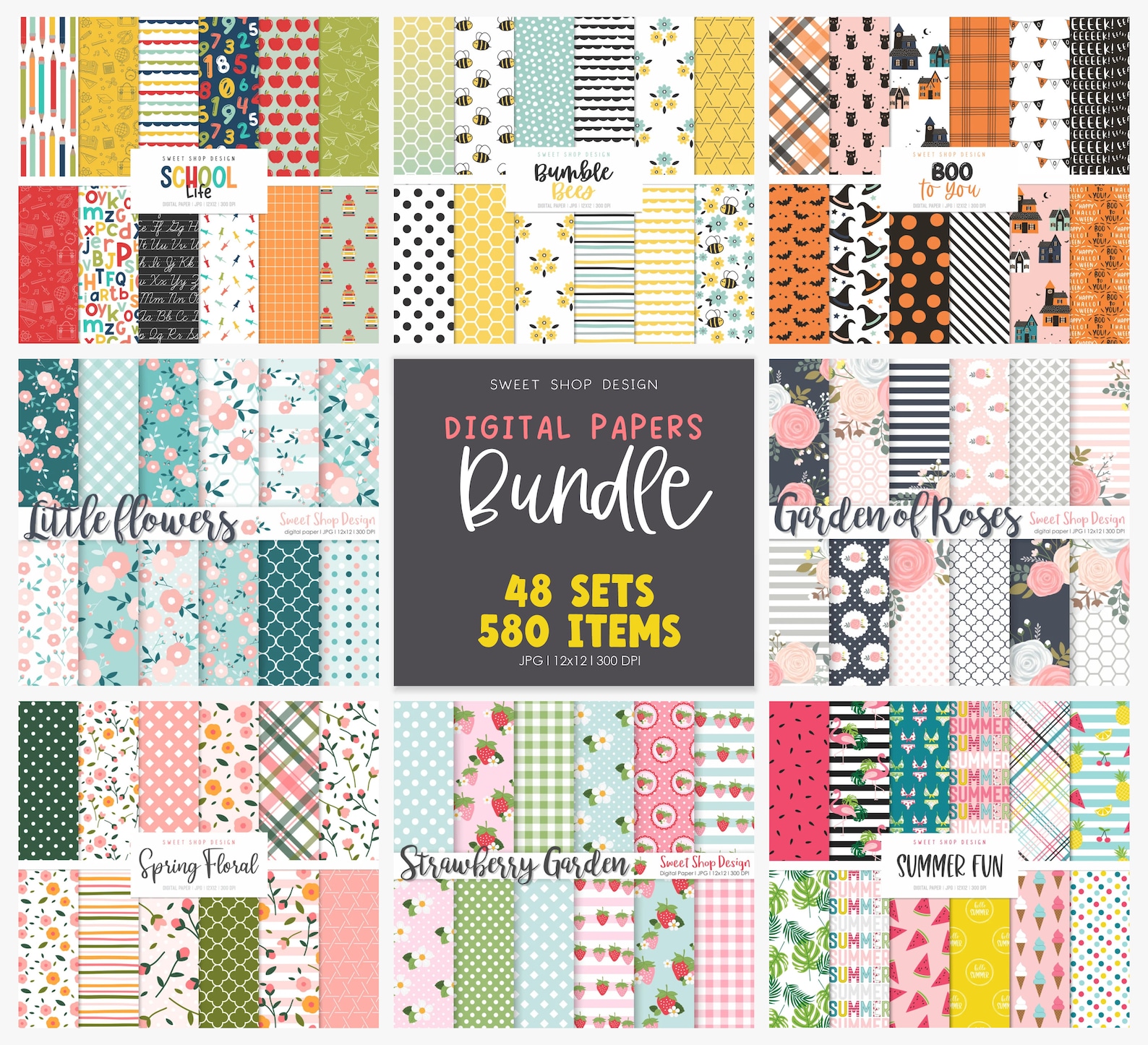 The Brightest Star, Backgrounds, Printable Digital Papers - Etsy