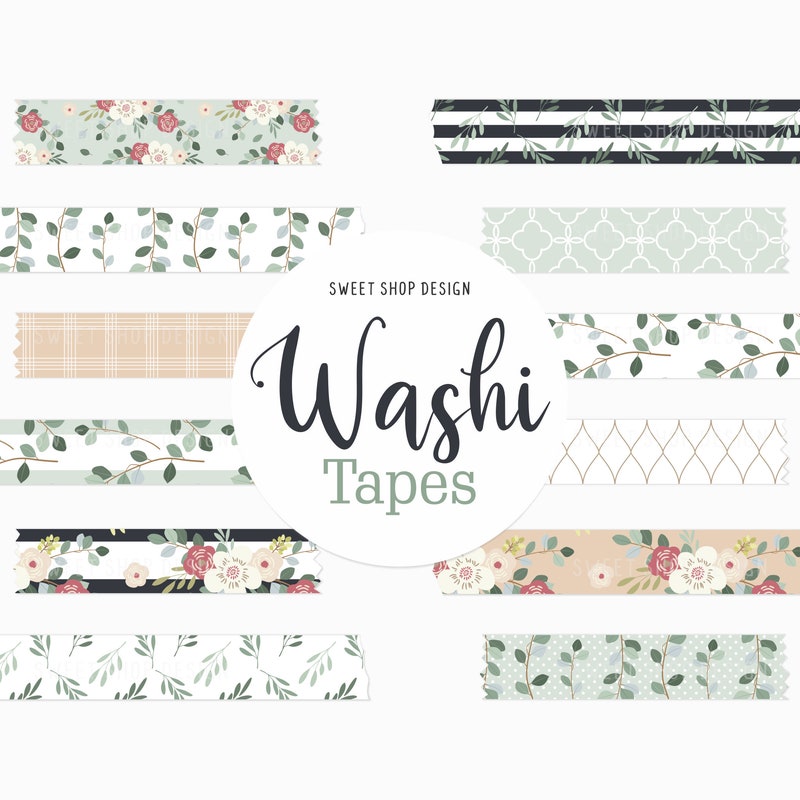Digital Washi Tape - Etsy