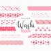 Digital Washi Tape Clipart Bee Mine, Graphics With Valentine Bees ...