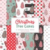 Christmas Tree Cakes Digital Paper | Seamless, Repeating Surface ...