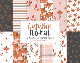 Autumn Background Paper - Etsy