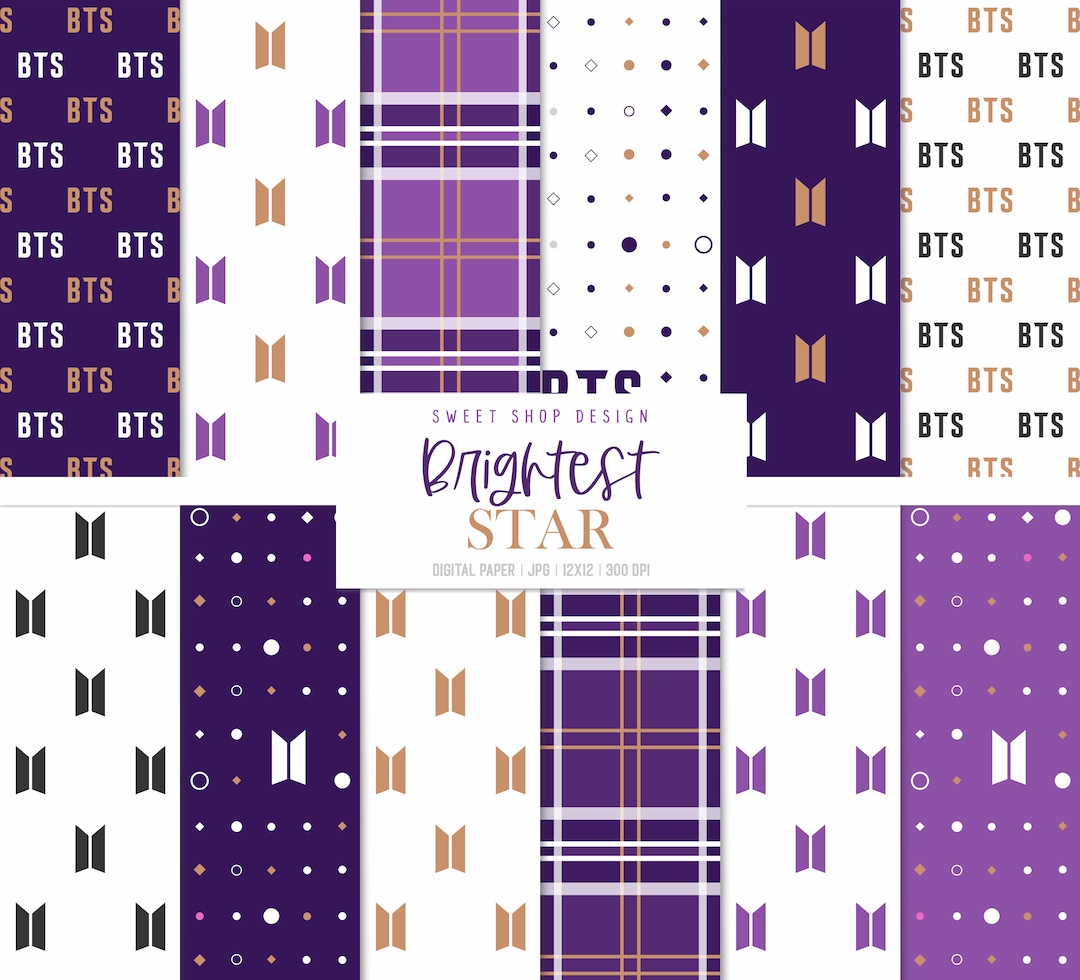 The Brightest Star, Backgrounds, Printable Digital Paper - Etsy