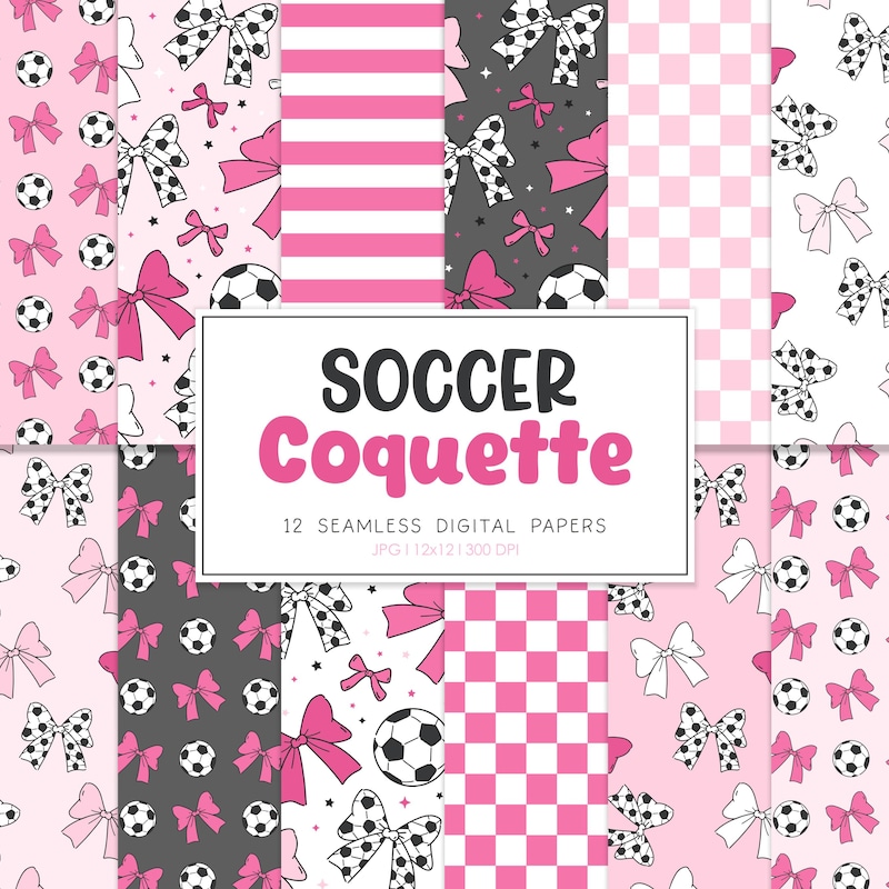Soccer Pattern - Etsy