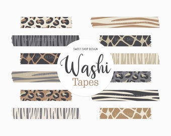 Digital Washi Tape Clipart ALL IN BLOOM Graphics With Spring - Etsy