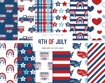 4th of July Papers | Etsy