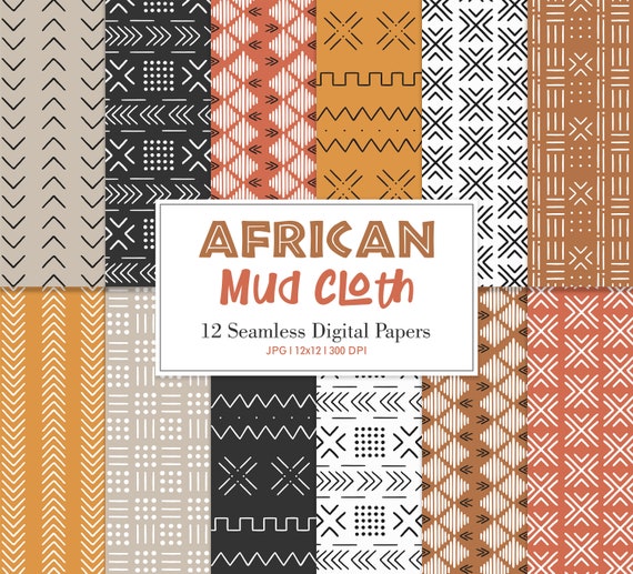 AFRICAN MUD CLOTH, African Mud Cloth Seamless Repeat Pattern ...