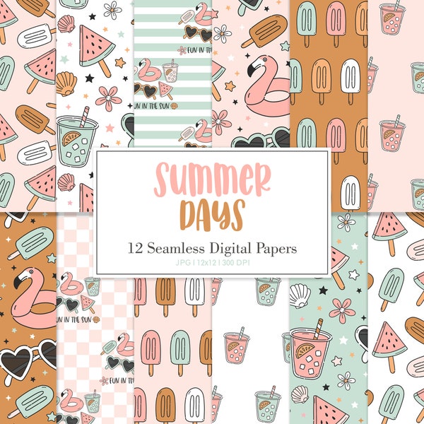 Printable Digital Paper - Etsy