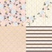 Gold Blush Floral Digital Paper: Rose Gold Backgrounds, Printable ...