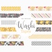 Digital Washi Tape Clipart SPRING POPPIES Graphics With | Etsy