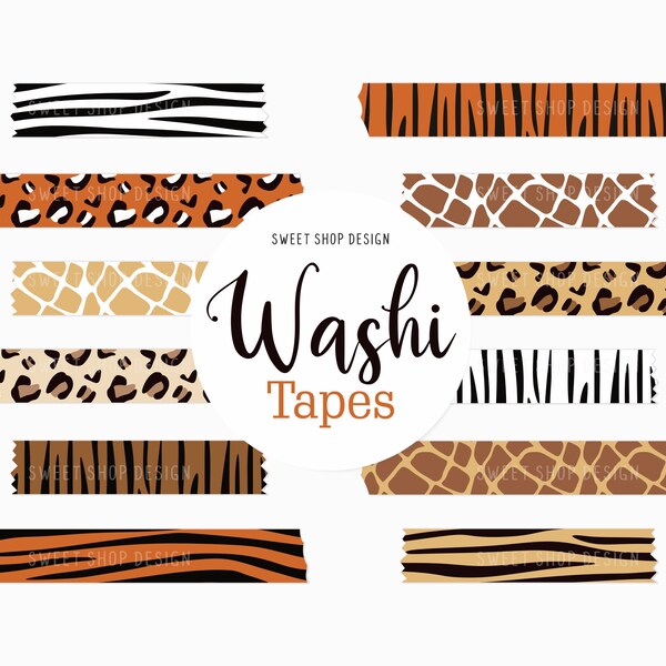 Animal Washi Tape - Etsy