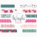 Digital Washi Tape Clipart Bee Mine, Graphics With Valentine Bees ...
