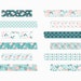 Digital Washi Tape Clipart LITTLE FLOWERS Graphics With - Etsy