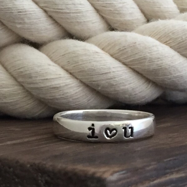 I Love You Ring - Etsy