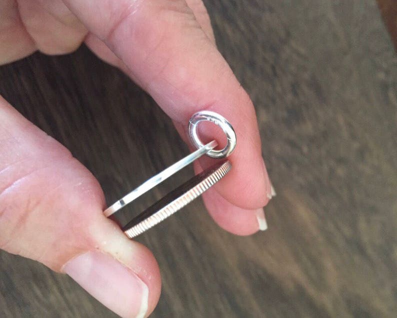 Sterling Silver Key Ring With Personalized Tag / Monogrammed - Etsy