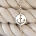 Sterling Silver Anchor Bracelet / Lake Girl / Nautical - Etsy
