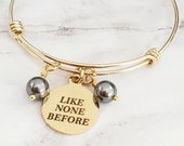 USMA 2024 Class Motto Charm Bangle Bracelet Like None Before - Etsy