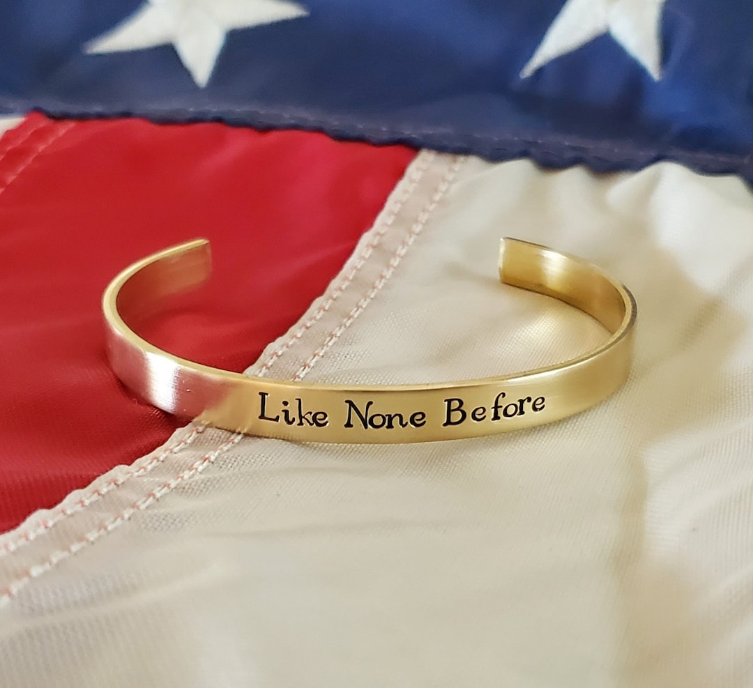 Brass, USMA 2024 Class Motto Bracelet, West Point, Proud West Point Mom ...