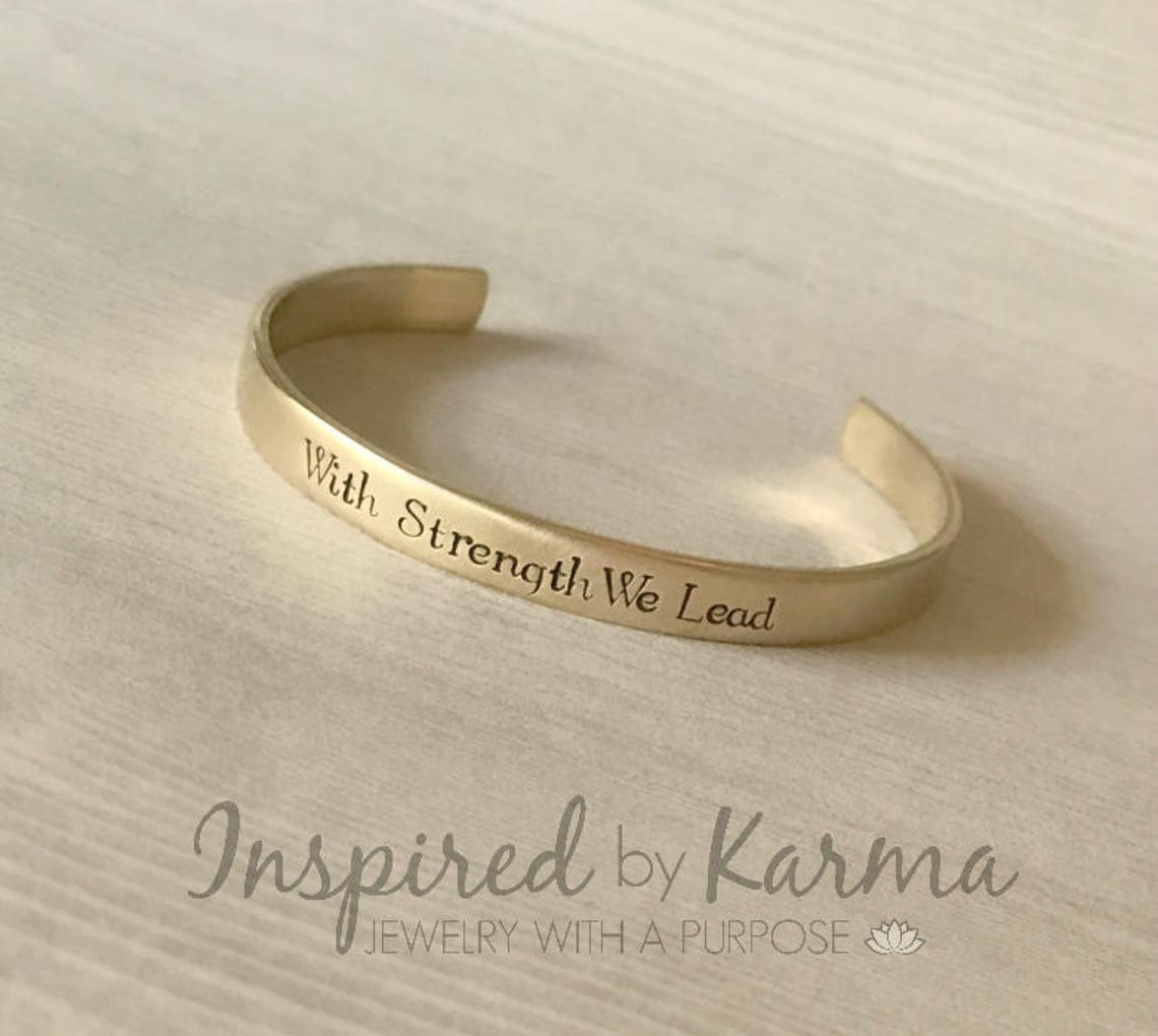 Brass USMA Class Motto Bracelet: West Point Mom Gift - Etsy