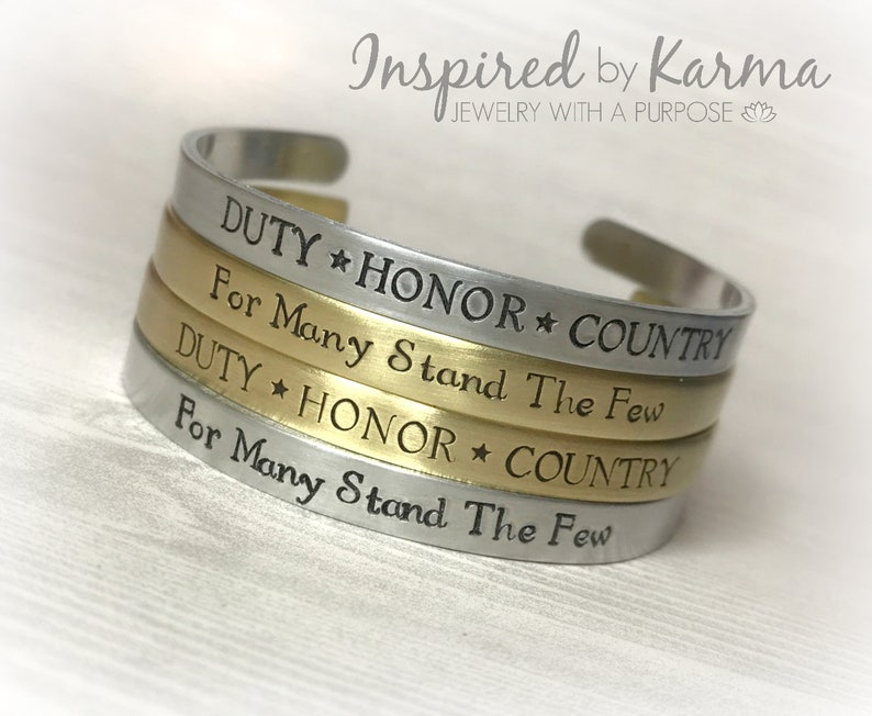 Sterling Gold Filled USMA Class Motto Duty Honor Country - Etsy