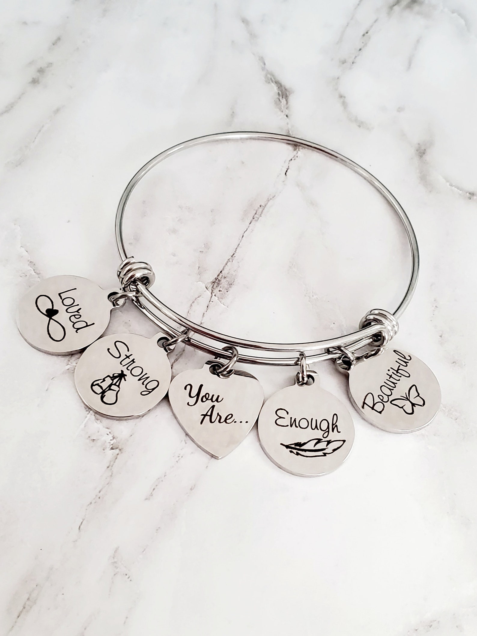 Affirmation Bracelet Valentine's Day Gifts Gifts for - Etsy