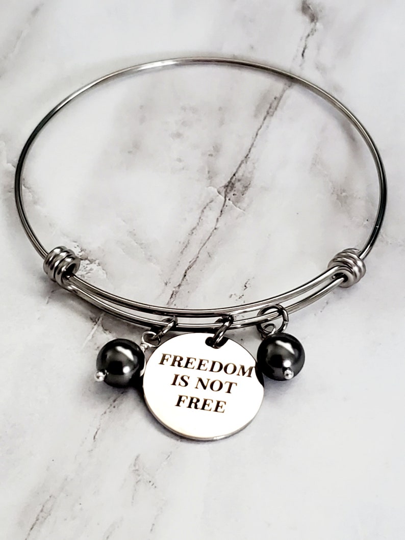 USMA 2023 Class Motto Charm Bracelet Freedom is Not Free | Etsy