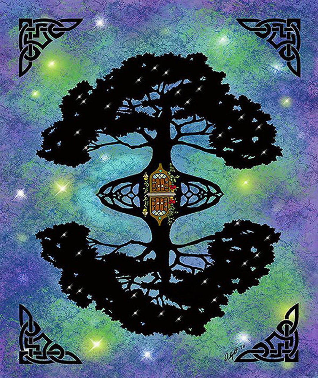 Tree of Life, Old Oak Tree, Celtic Oak, Celtic Knotwork, Doorway to ...