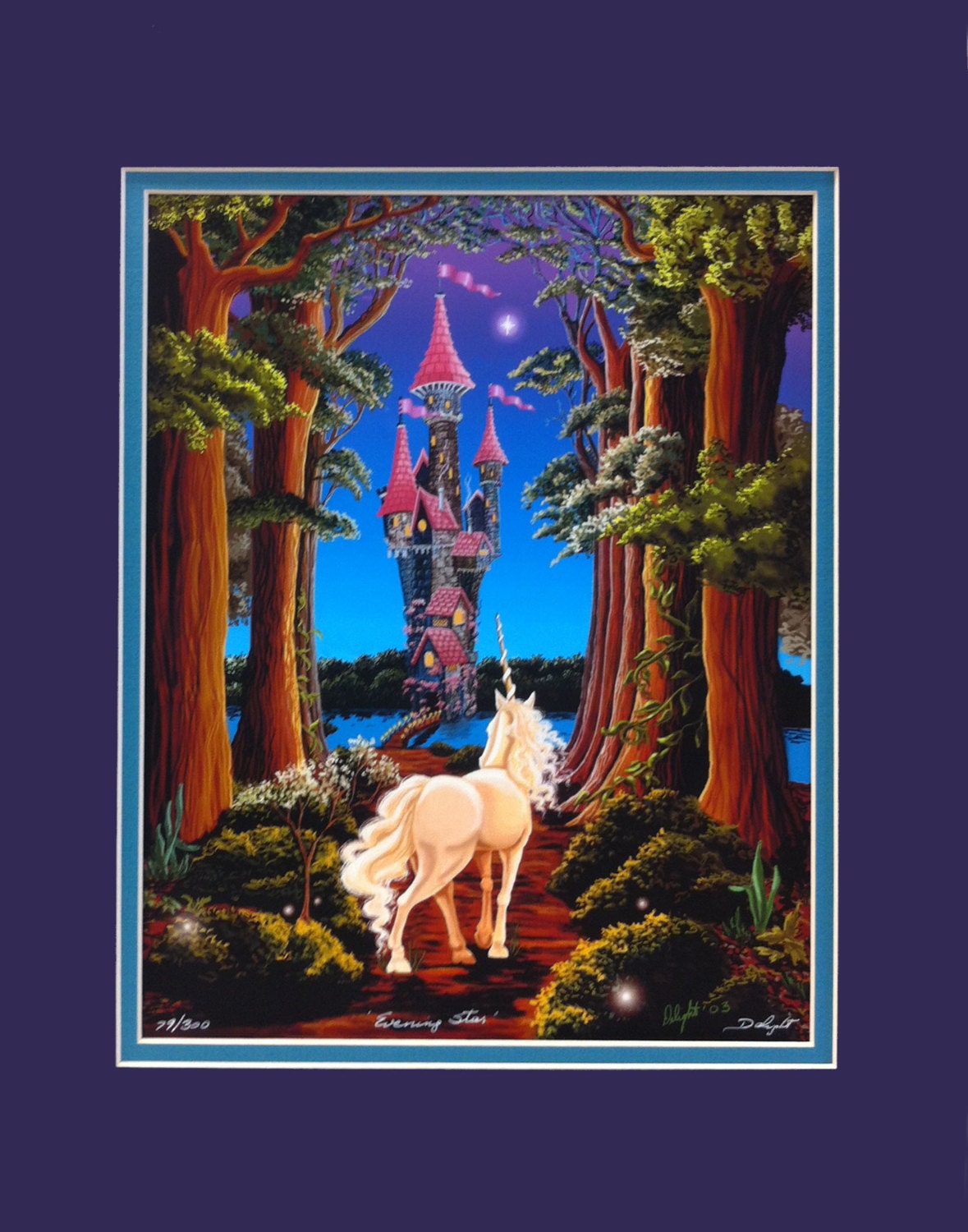 Evening Star. 16x20 Print Double Matted Limited Edition | Etsy