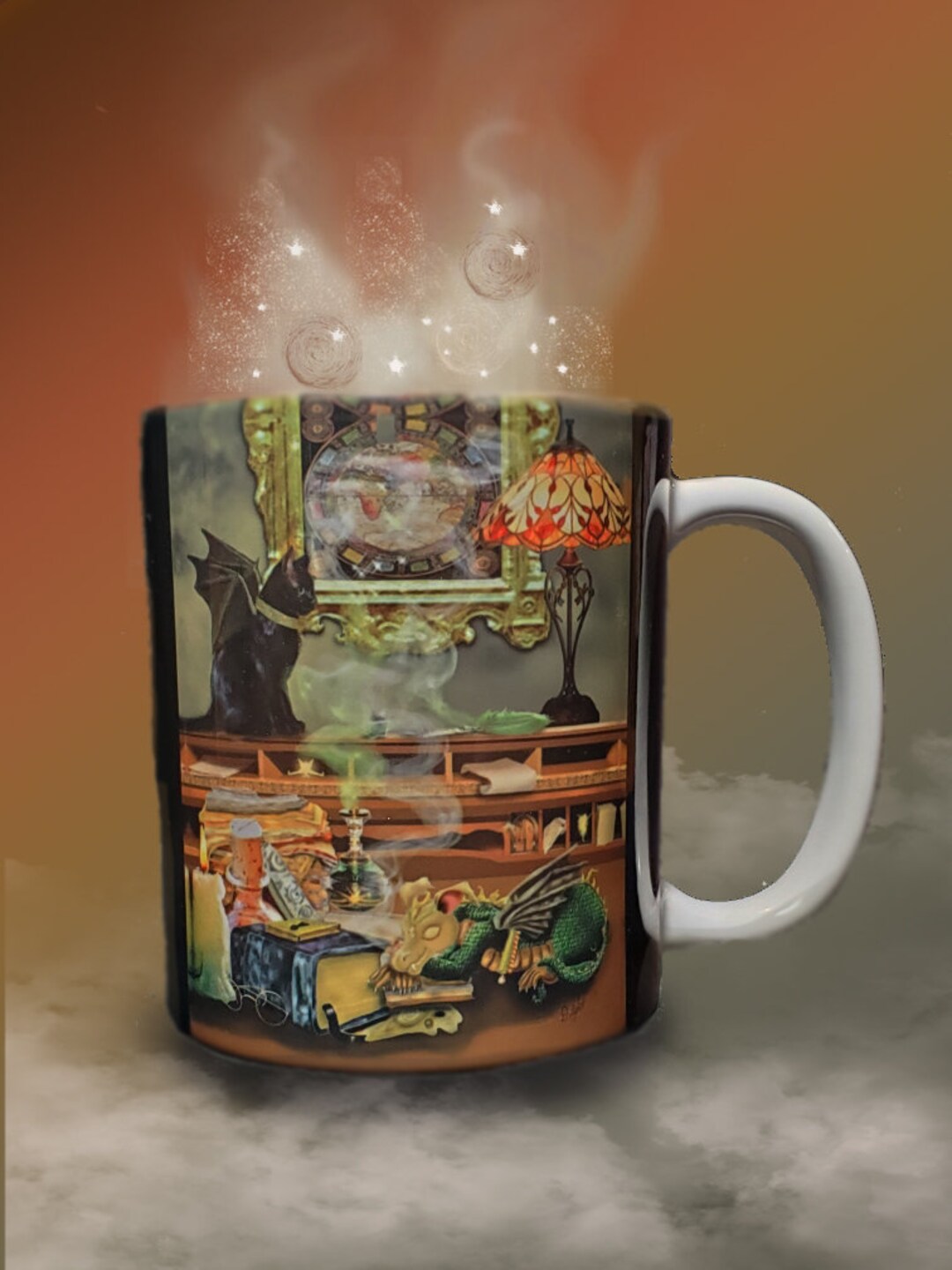 11 Oz Mug, Wizards Desk, Ceramic Mug, Dishwasher Proof, Microwave Proof ...