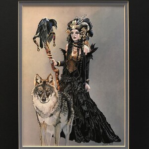 The Wise Woman, 11x14 Print, Double Matted, Limited Edition Print, Hand Signed, Standard Size ...