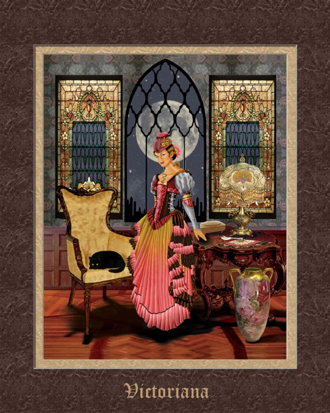 Victoriana, Steampunk, Victorian, Magic, Fantasy,this is an 8x10 Print ...