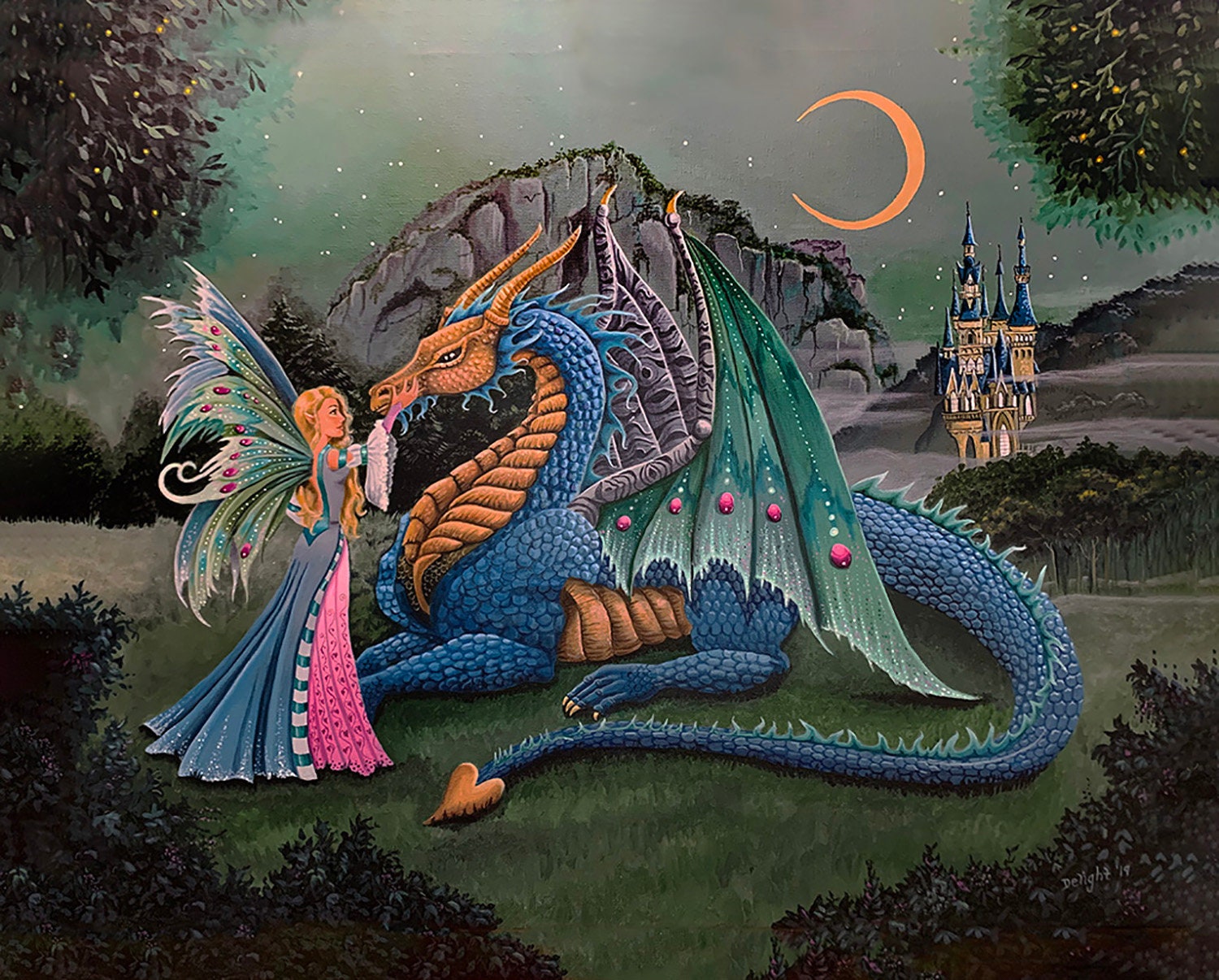Fairies And Dragons Art