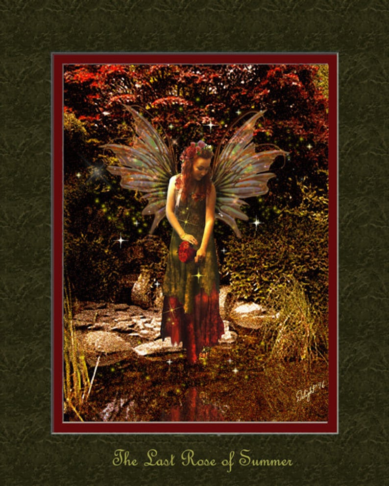 Fairy Art Print. Fairy Wall Decor. This Fairy Illustration is Called ...