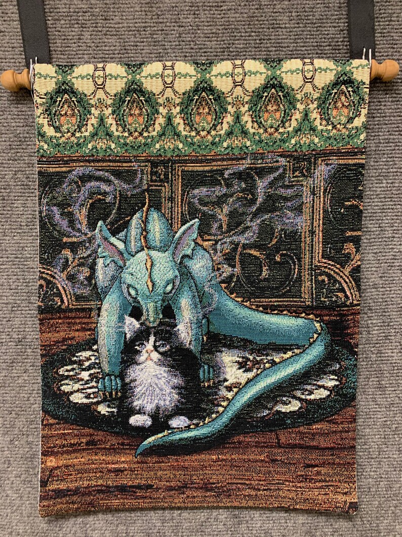 Best Friends 13x18 Tapestry Backed Tapestry Dragon - Etsy