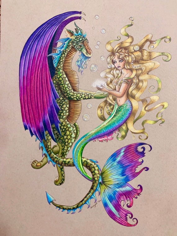 Sad Mermaid Drawings