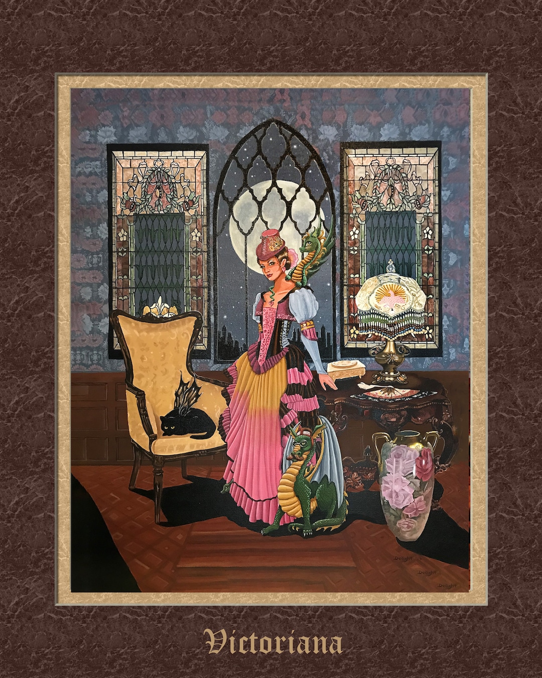 Victoriana, Steampunk, Victorian, Magic, Fantasy,this is an 8x10 Print ...