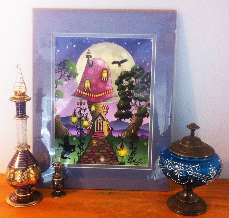 By the Light of the Moon. 11x14 Print Double Matted Limited | Etsy