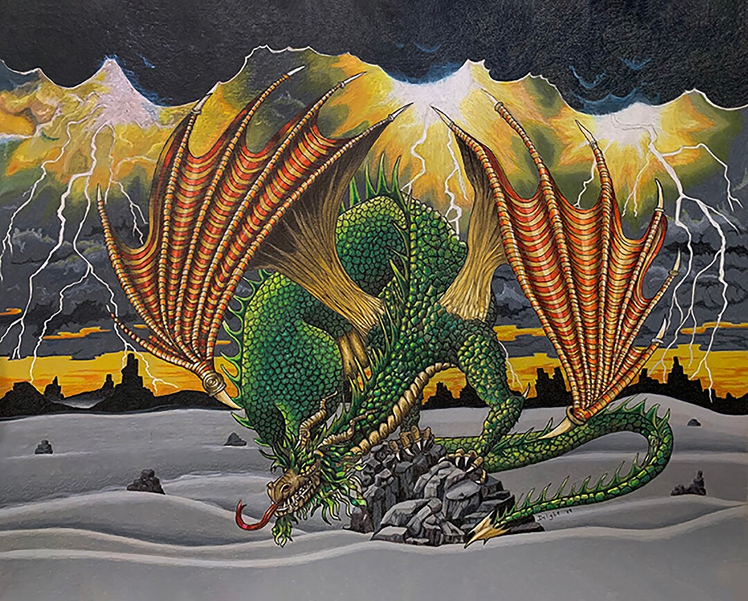 Storm Bringer, Dragon, Ferocious Dragon, Fierce Dragon, Dragon Art ...