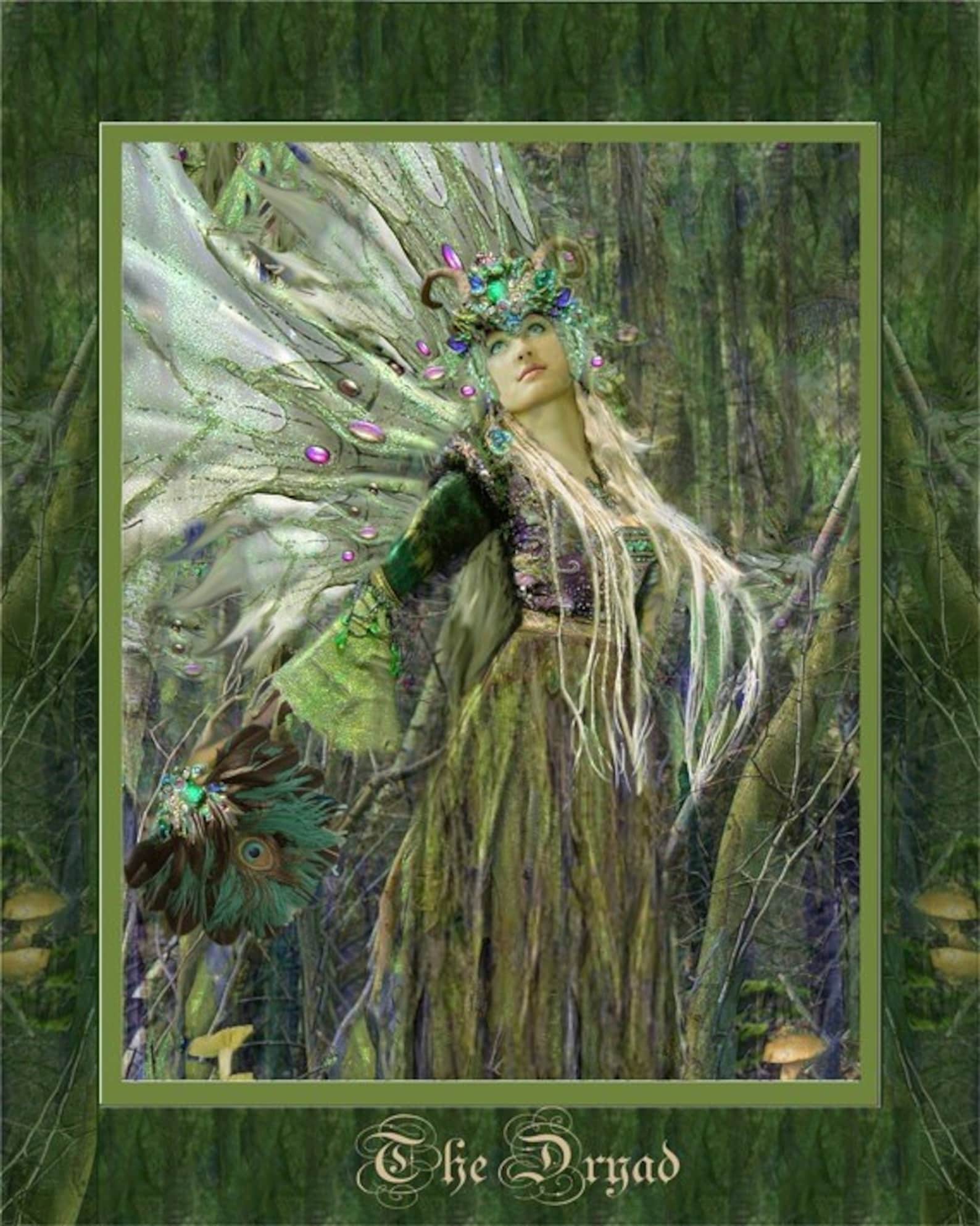The Dryad. 8x10 Print, Tree Fairy, Fairy Art, Fairy Print, Fairy Art ...