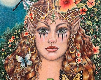 Librarian 11x14 Print. Double Matted Limited Edition Hand - Etsy