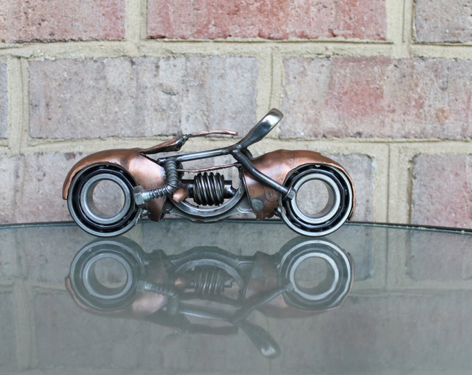 Speed Cycle Recycled Metal Sculpture - Etsy