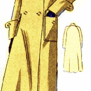 Plus Size (or Any Size) 1934 Vintage Swing Coat Sewing Pattern - PDF ...