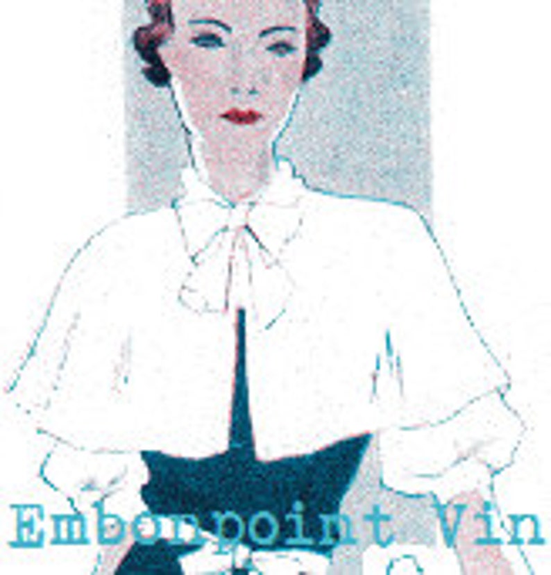 Plus Size (or Any Size) Vintage 1934 Cape Sewing Pattern - PDF ...