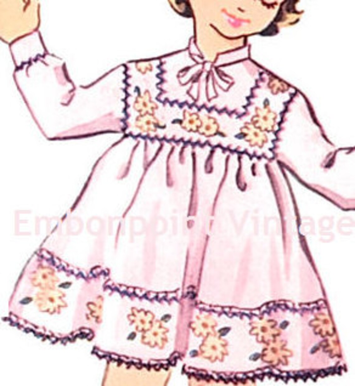 Plus Size or Any Size Vintage 1950s Dress Pattern PDF - Etsy