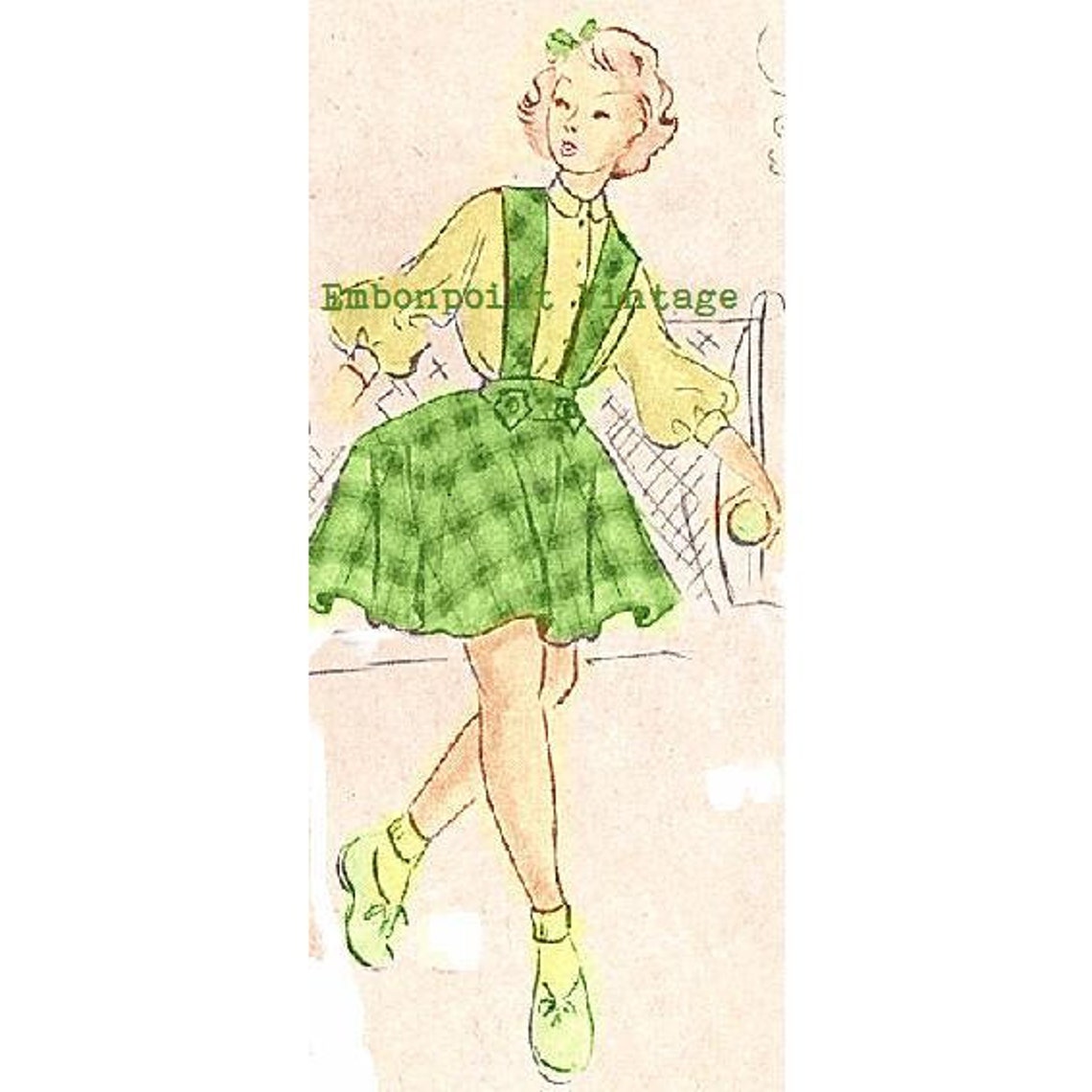 Plus Size (or Any Size) Vintage Dress Sewing Pattern - PDF - Pattern No ...