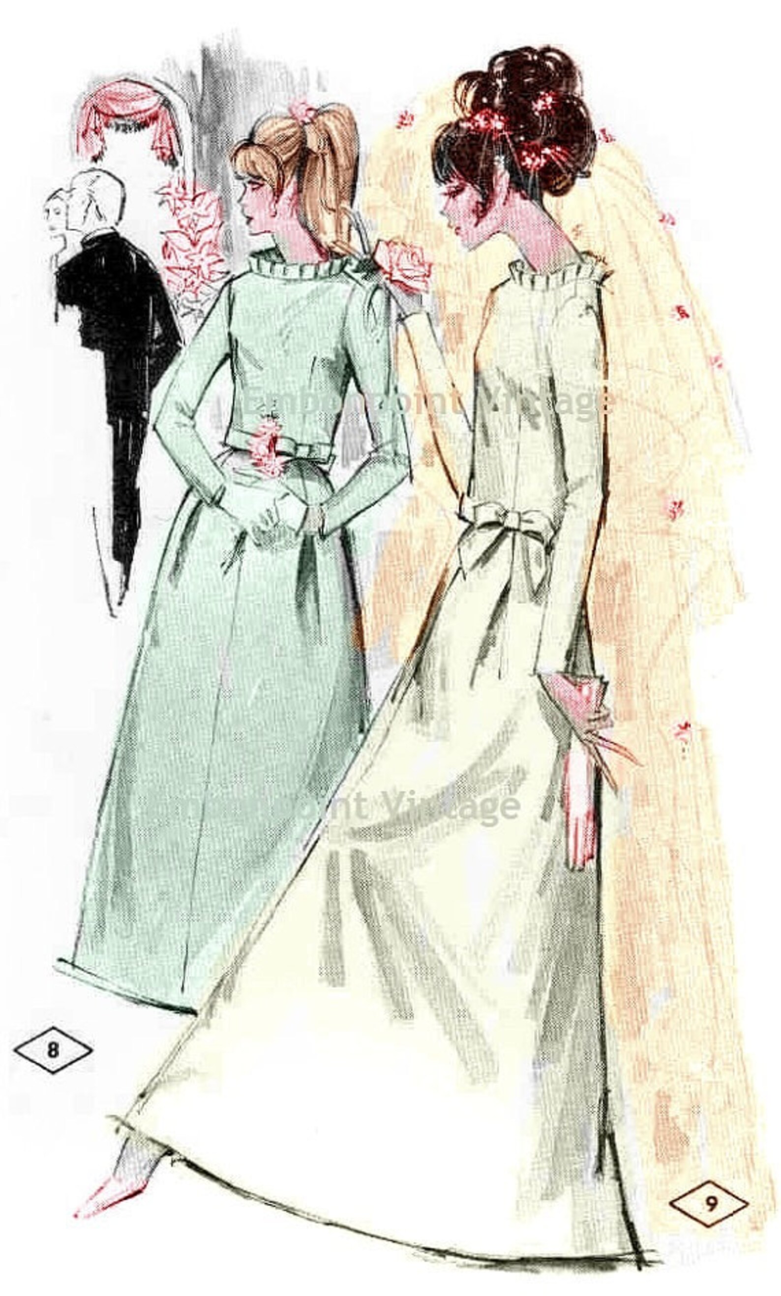 Plus Size or Any Size Vintage 1969 Womens Wedding Dress - Etsy